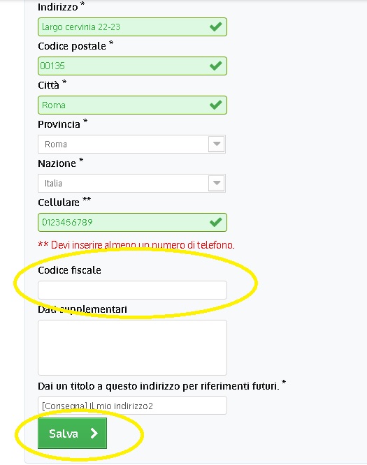 Come inserisco il codice fiscale per le detrazioni? – Farmacia Igea Online